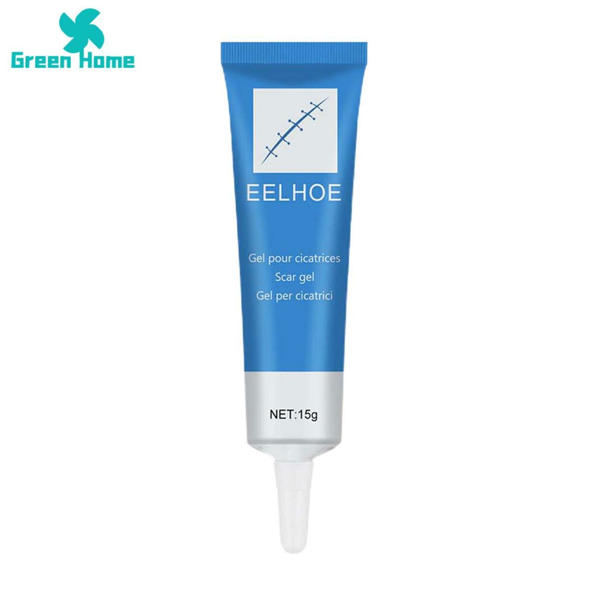 Green Home Гель для лечения шрамов, легко проникает в шрамы, мазь-крем