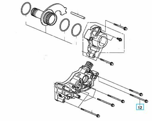 Болт с фланцем 6х80; Артикул Honda: 957010608008 (Оригинал)