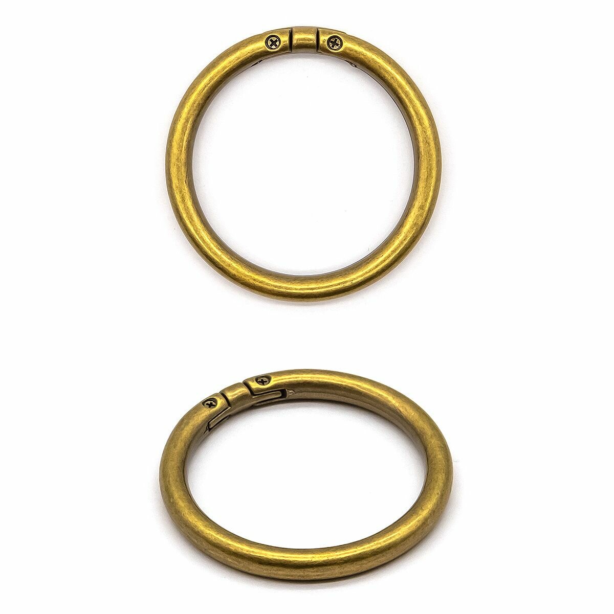 69257 Кольцо разъемное на винтах 40мм (50*50мм) металл, латунь BIG