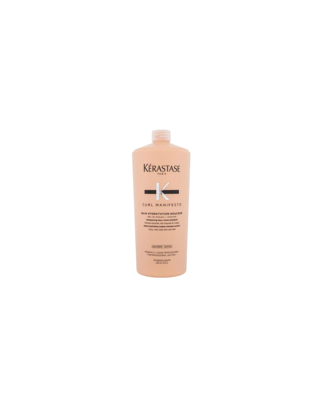 Kerastase Curl Manifesto Bain Hydratation Douceur - Увлажняющий шампунь-ванна для всех типов кудрявых и вьющихся волос 1000 мл