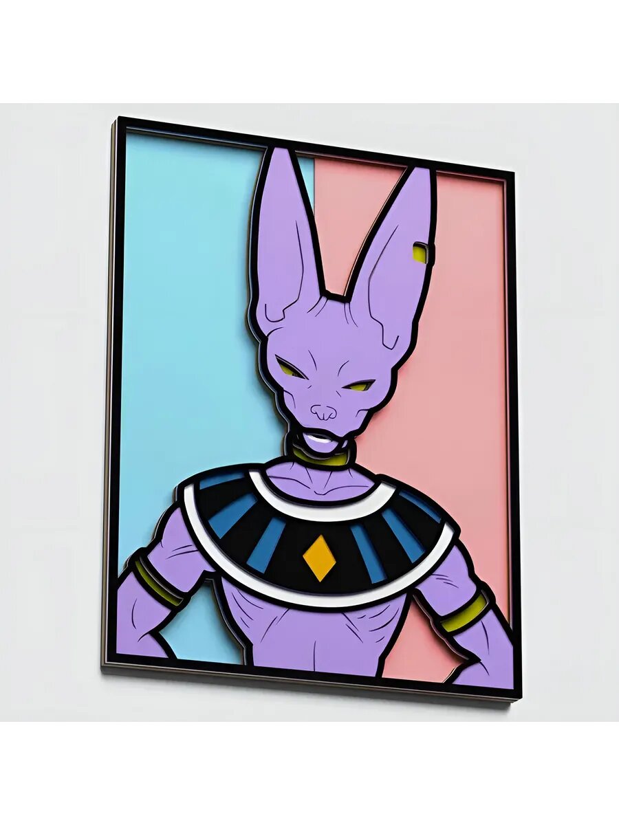 3D Картина по номерам из дерева Бирус, 23x30 см