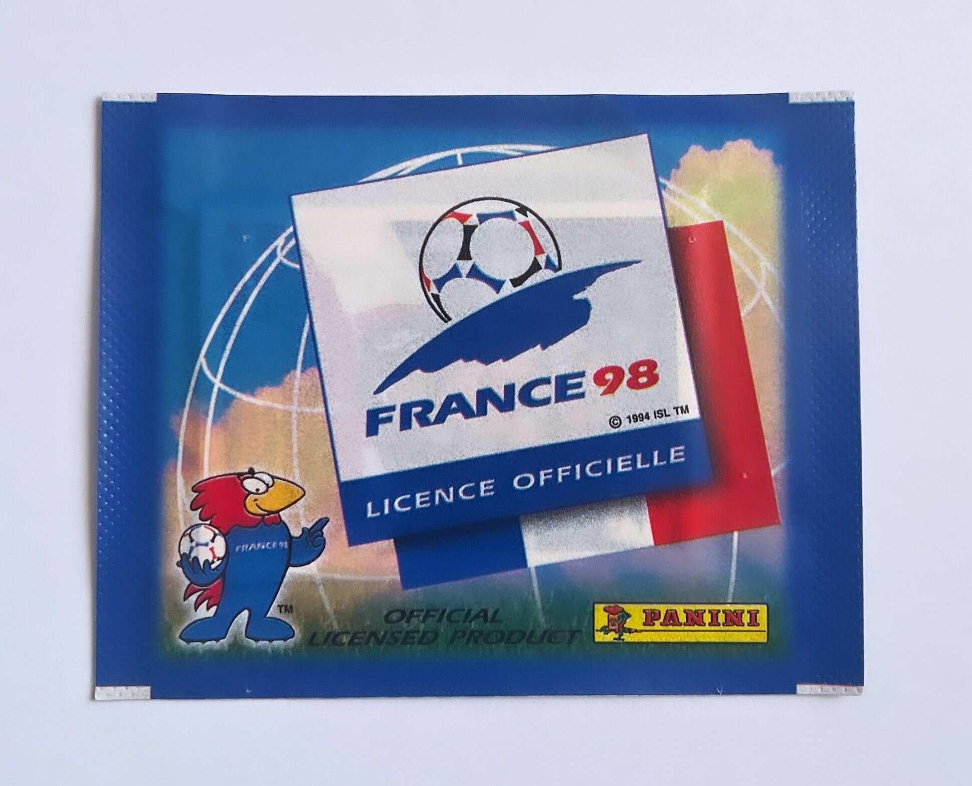Panini FIFA World Cup 1998 France запечатанный пакетик