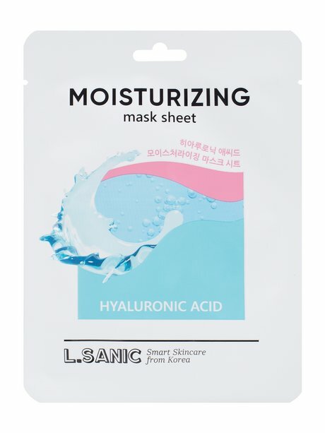 L.Sanic Hyaluronic Acid Moisturizing Mask Sheet Увлажняющая тканевая маска для лица с гиалуроновой кислотой 25мл
