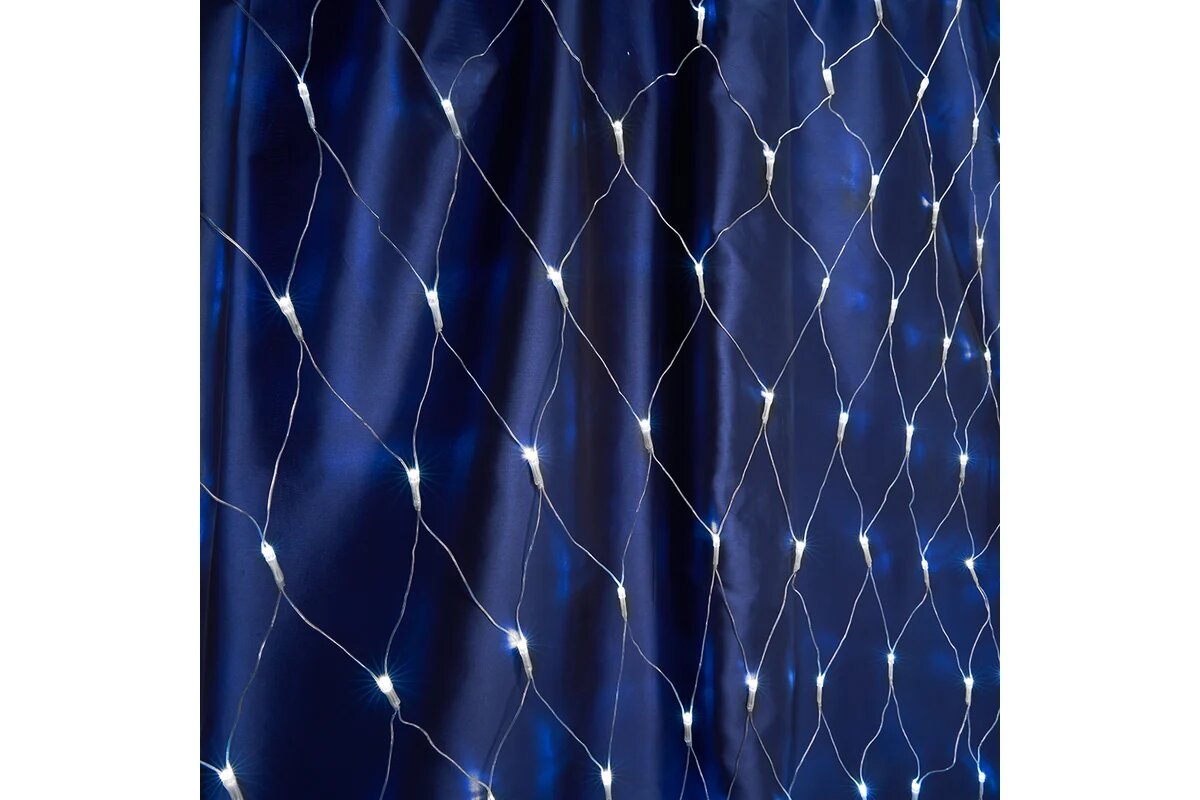 FERON Светодиодная гирлянда CL31 сеть 3x2,7м + 3м 230V 5000K c питанием от сети, прозрачный шнур, 48173