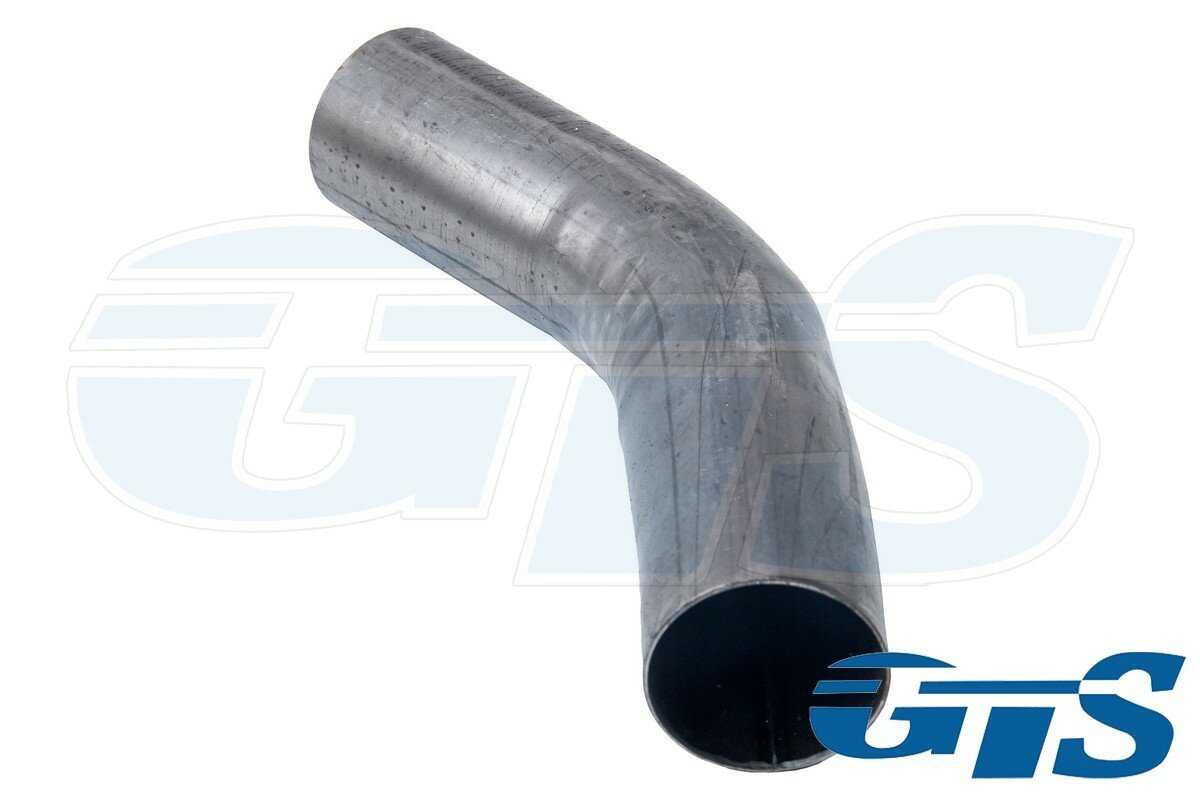 Гиб, диаметр ⌀63, угол 45° "GTS" L 400 мм. ES-01742, сталь 08 ПС
