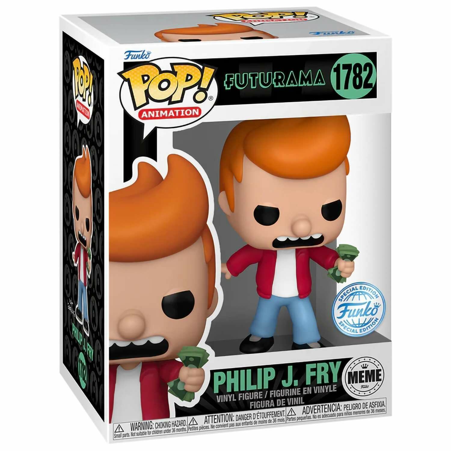 Фигурка Funko POP! TV Meme S1. Futurama: Philip J. Fry (Exc) (1782)