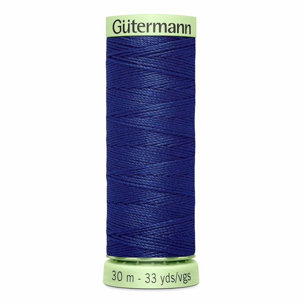 Декоративная нить Gutermann Top Stitch 30/30 м для отстрочки, 100% полиэстер, цвет 309 чернильный, 5 шт (3)
