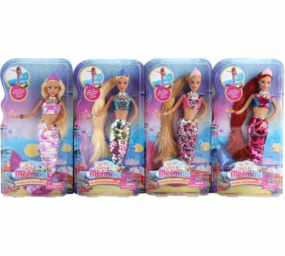 Кукла DEFA Lucy "Русалка", с аксессуарами, в блистере
