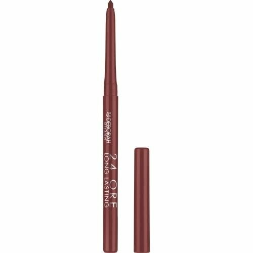 Карандаш для губ DEBORAH автоматический, 24 ore long lasting lip pencil, тон 06 коричневый, 0,4 г (007322)