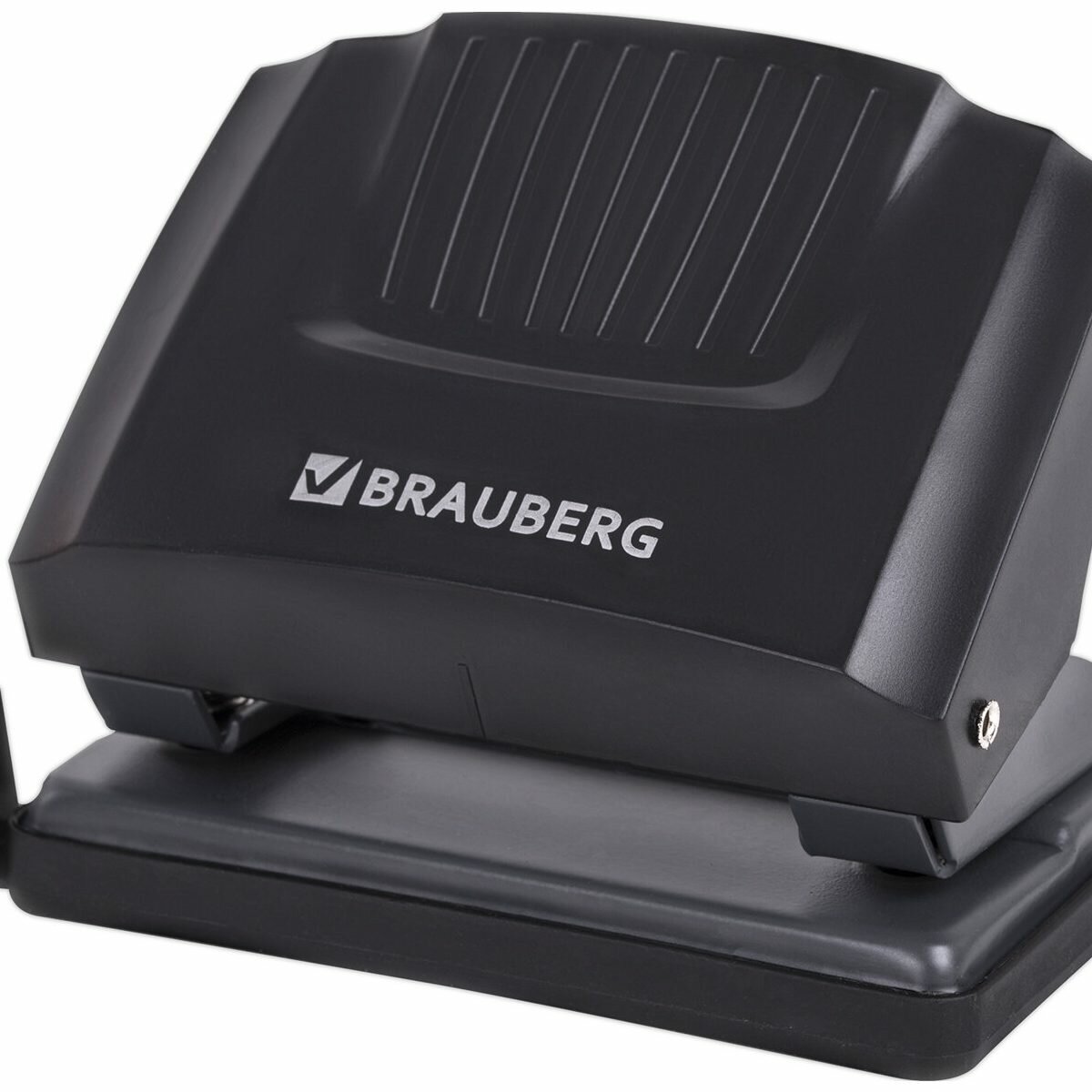 Дырокол Brauberg Super, до 20 листов, черный (272742), 72шт.