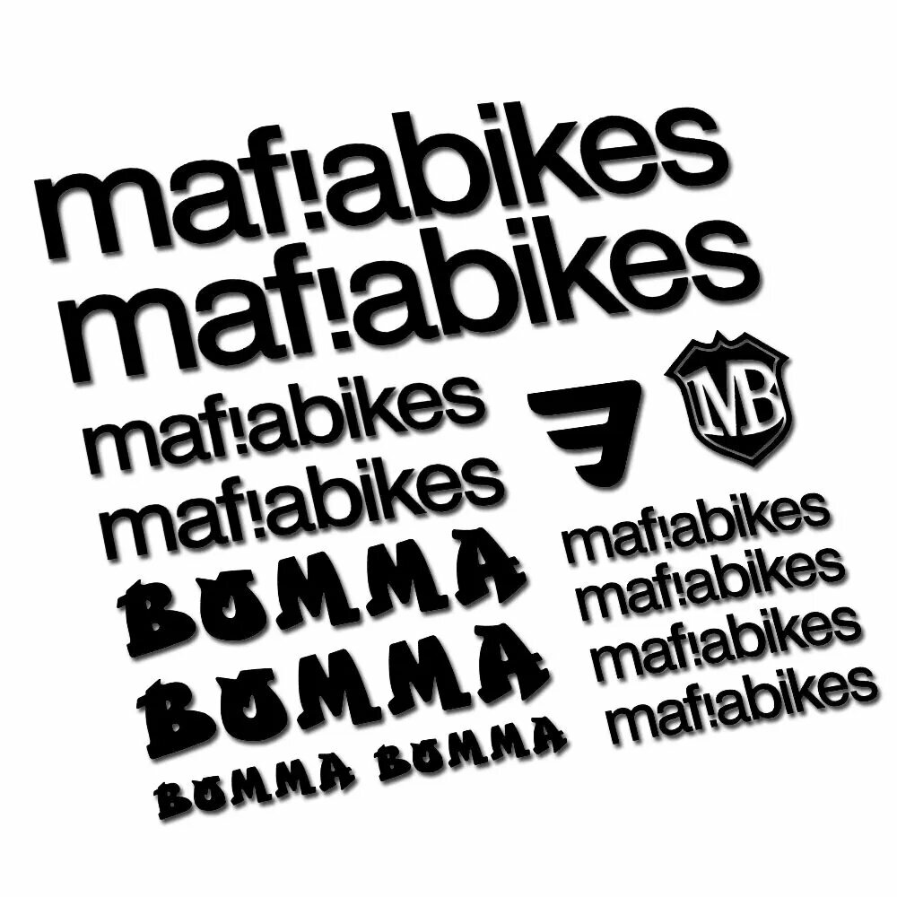 Для MAFIABIKES BOMMA велосипедная рама наклейки виниловые наклейки для езды на велосипеде MTB BMX