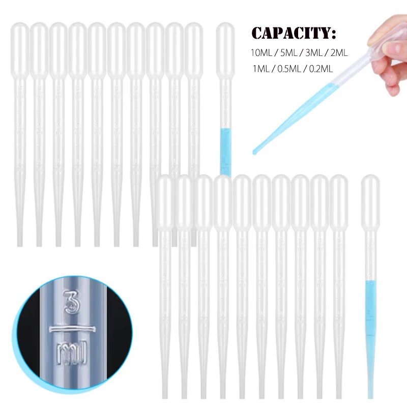 Одноразовые пластиковые пипетки 10 мл 3ml 50pcs