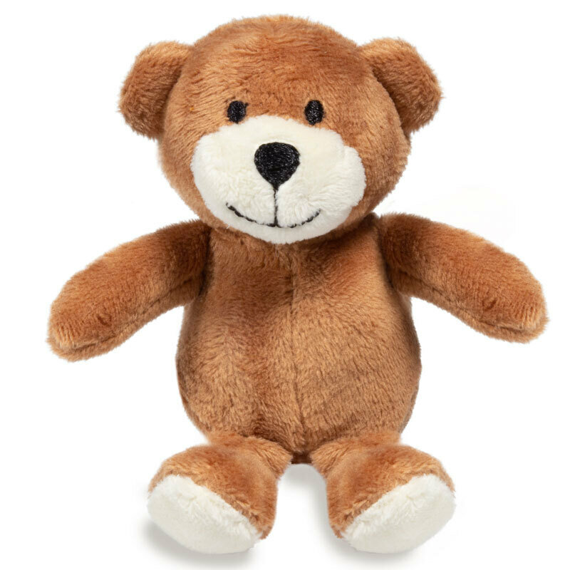 75022A Игрушка для собак Мишка с пищалкой 9см, серия PLUSH FRIENDZ, Gigwi