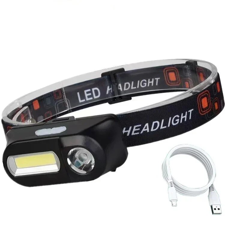 Налобный фонарь LED, 500lm, Цвет корпуса: Not Motion Sensor