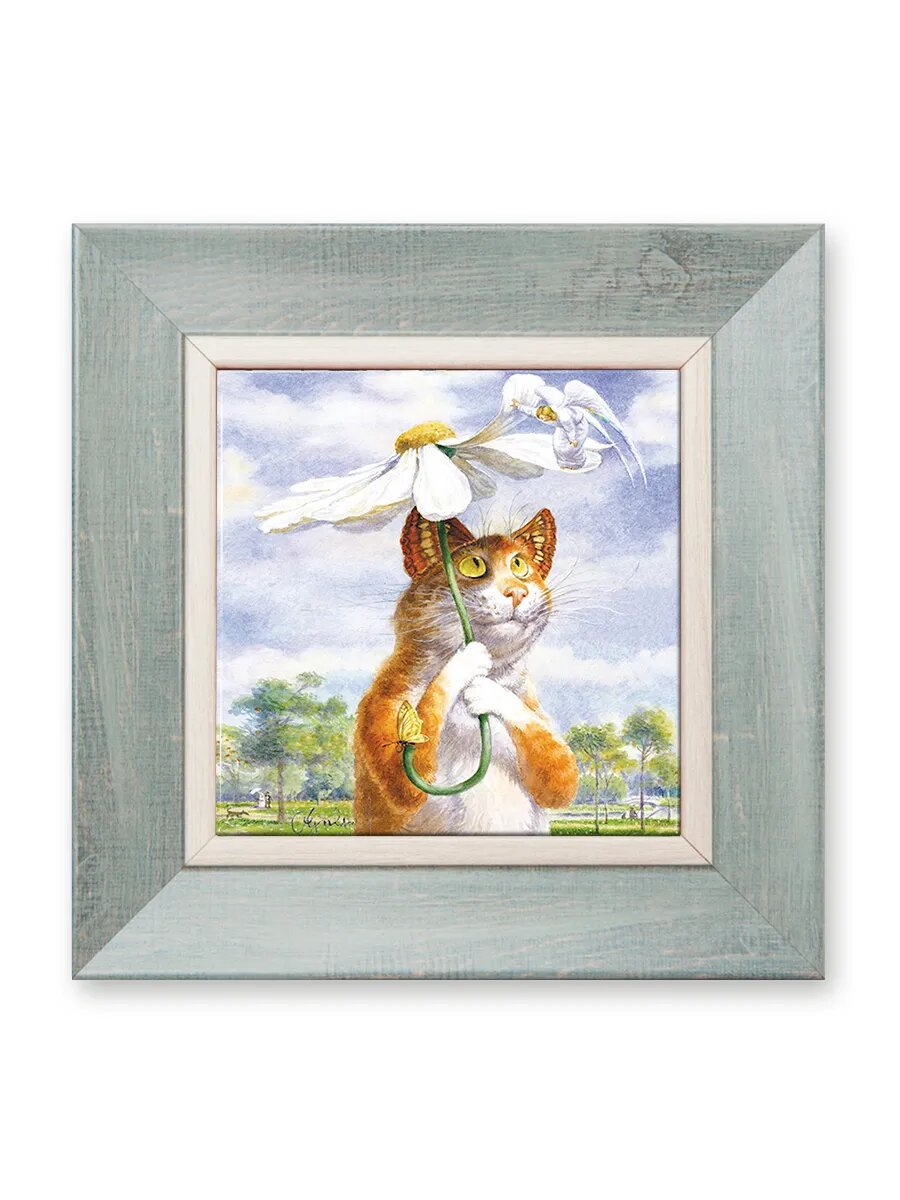 Картина в подарочной упаковке с Питерскими котами