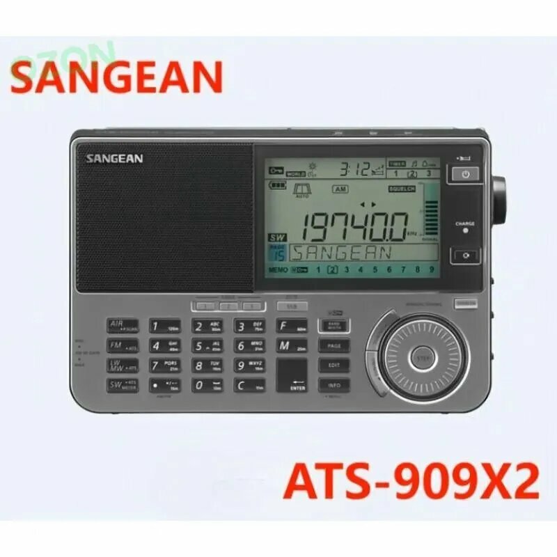 Sangean ATS-909X2 FM/SW/MW/LW/Air/Full Band приемник Радио Стерео Портативная антенна
