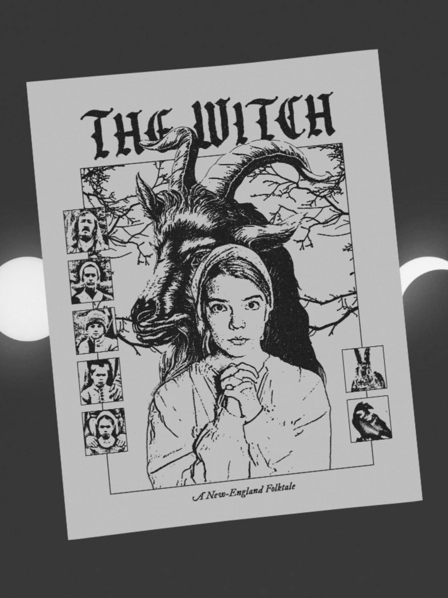 Постер pinterest "Ведьма", 29.7х42см, А3, глянцевый