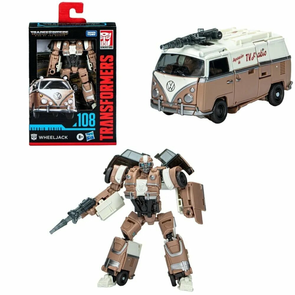 Xiaomi YouPin Трансформеры Hasbro Игрушка Studio Series Deluxe Transformers: Rise of the Beasts SS108 Wheeljack 4.5inch (11.5cm) F7233