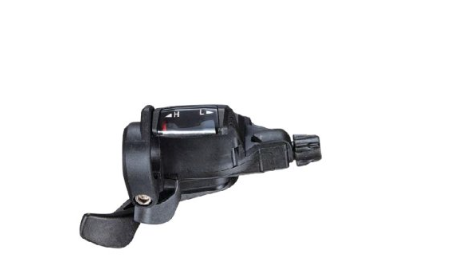 Шифтер MicroShift , TS38, левый, 2 скорости, индикатор, трос 1800мм, черный TS38-2-L2