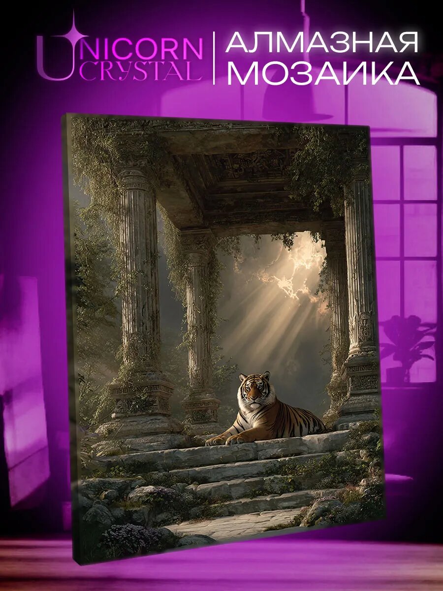 Алмазная мозаика Тигр