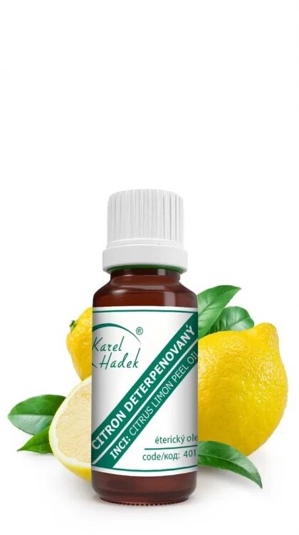 Karel Hadek лимон без терпенов. Эфирное масло. (10 мл)