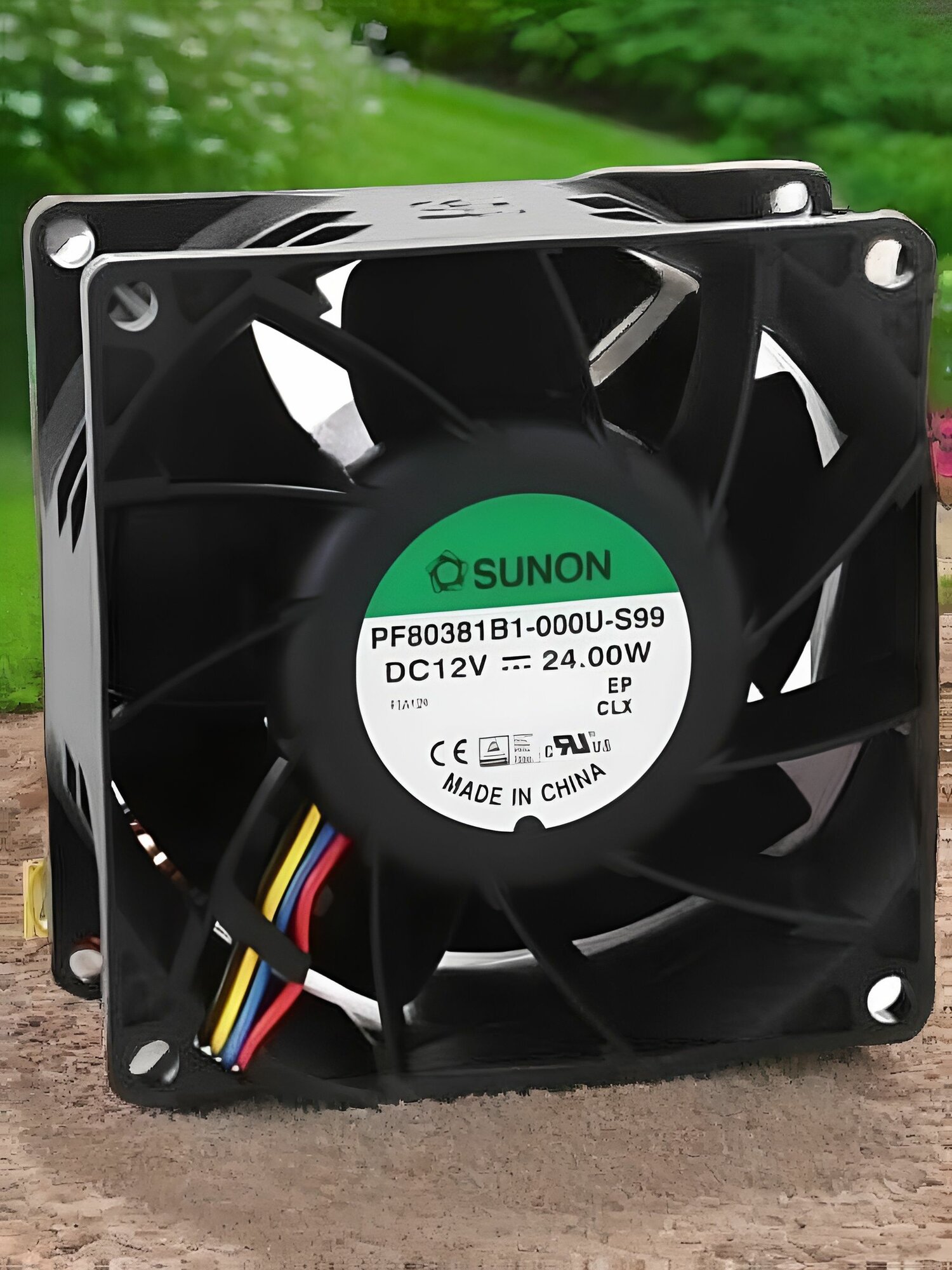 Вентилятор SUNON PF80381B1-000U-S99 12 В DC 80 x 80 x 38 мм подшипник качения 193,5 куб. м/ч 64,8 дБА