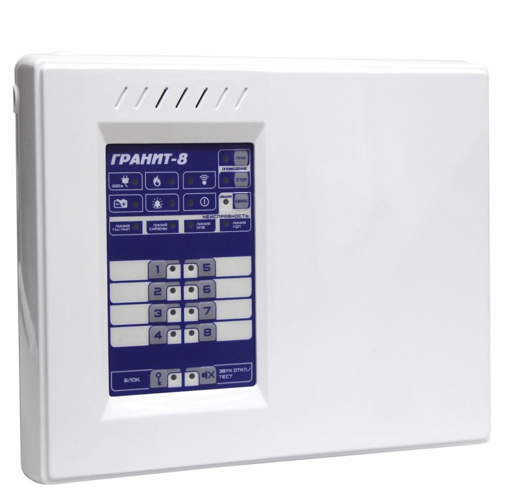 Гранит-8 Прибор приемно-контрольный охранно-пожарный