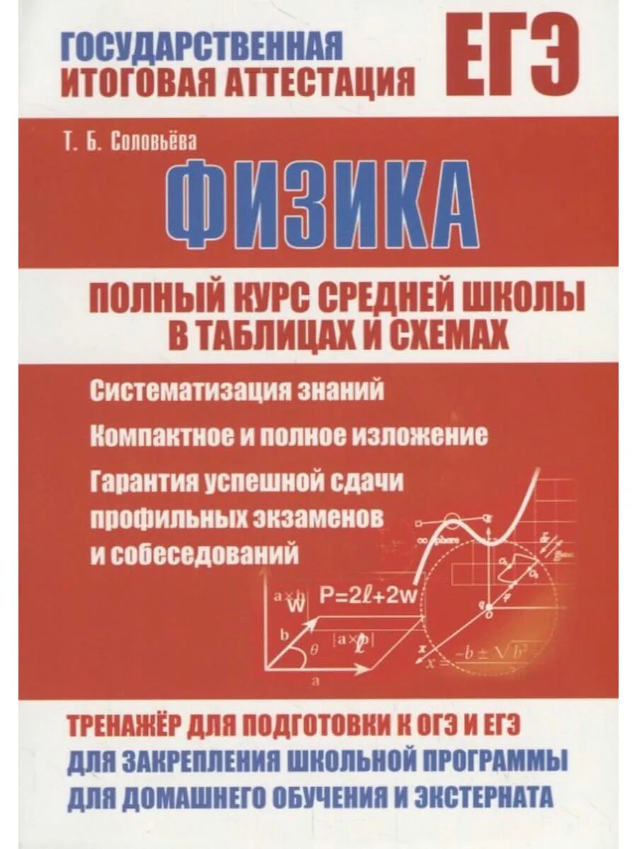 Физика. Полный курс средней школы в таблицах и схемах