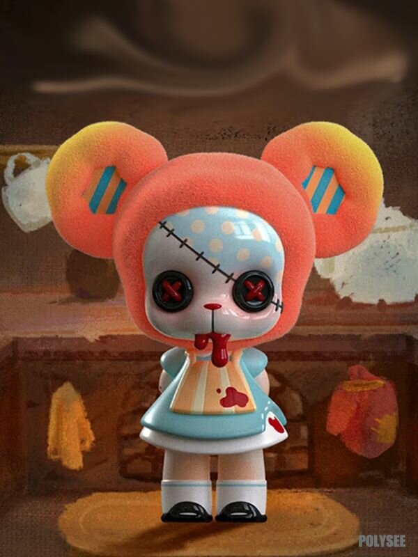 Коллекционная фигурка Слепая коробка(KASA) I am not a baddie-Nightmare Bear