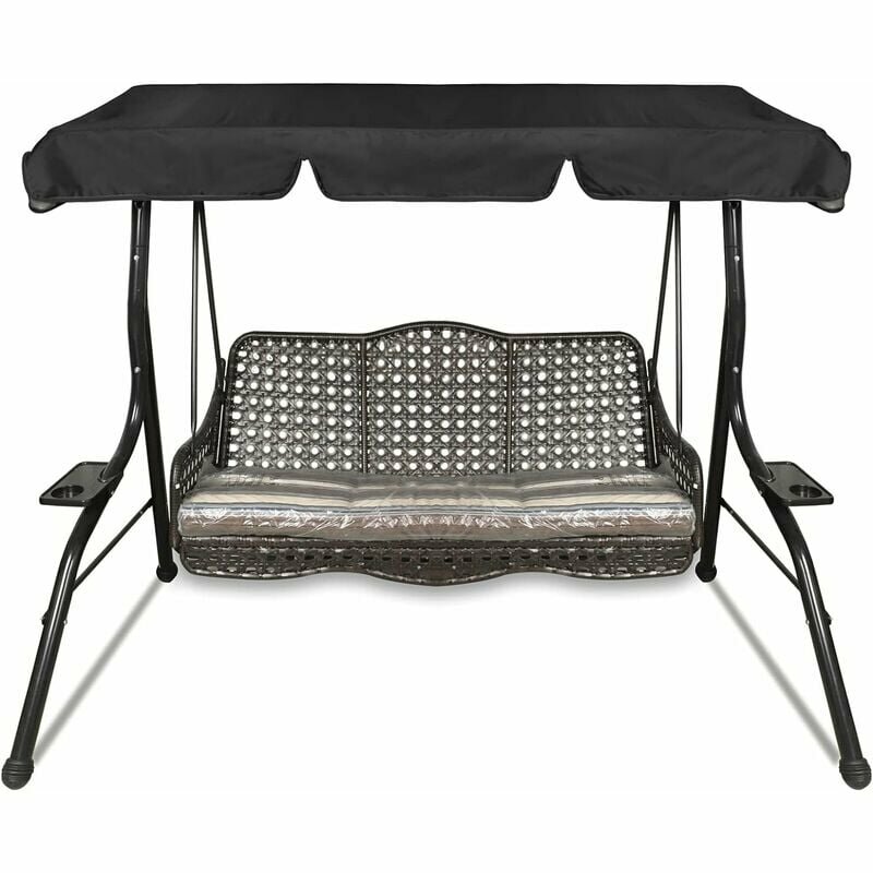 Сменная крыша для садовых качелей, сменный чехол, крыша для качелей, навес для качелей. Замена навеса для уличных качелей на 3-местные садовые качели.