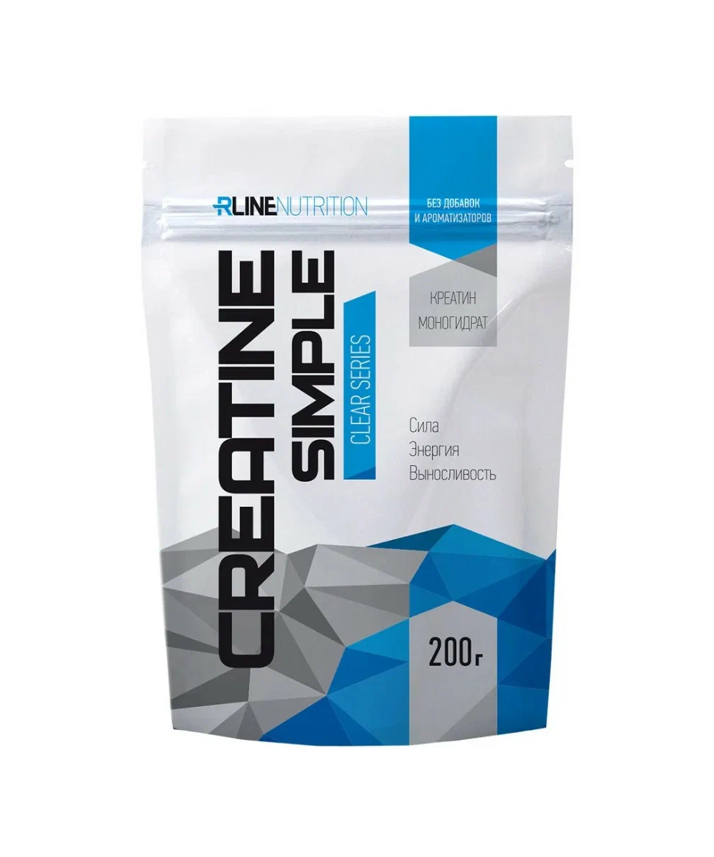 Креатин моногидрат RLINE Creatine Simple 200 г, без лактозы, веганский