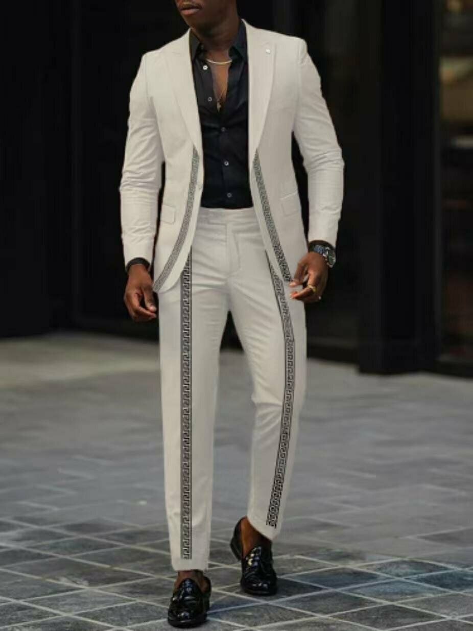 Новые мужские костюмы, деловые костюмы-двойки, костюмы для жениха, костюмы для свадебного банкета