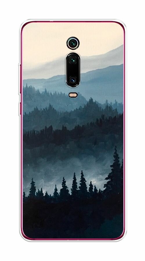 Чехол на Xiaomi Redmi K20/K20 Pro/Mi 9T/9T Pro / Сяоми Редми К20/K20 Pro/Mi 9T/9T Pro с принтом "Туманные горы"