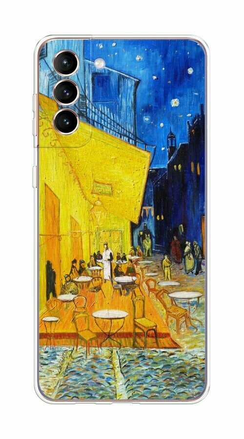 Чехол на Samsung Galaxy S21 + / Самсунг Галакси S21 Плюс с принтом "Ван Гог Желтый дом"