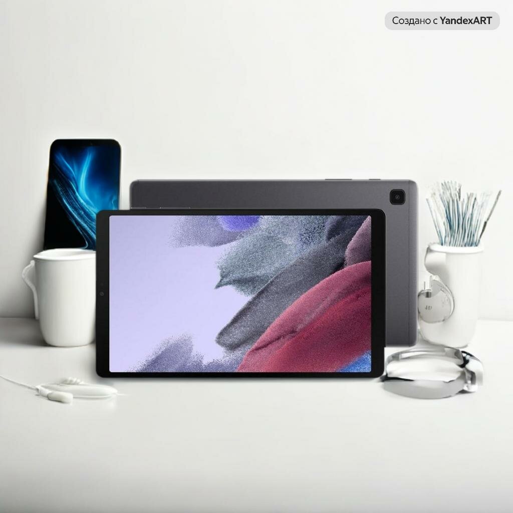 8.7" Планшет Samsung Galaxy Tab A7 Lite (2021), RU, 3/32 ГБ, Wi-Fi, Android 11, темно-серый