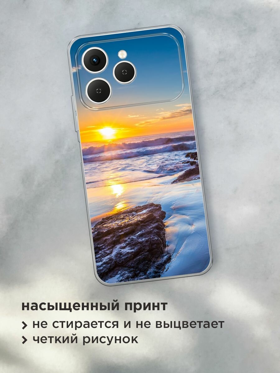 Чехол на Tecno Spark 40 / Текно Спарк 40 с принтом "Восход 6" — фото 1
