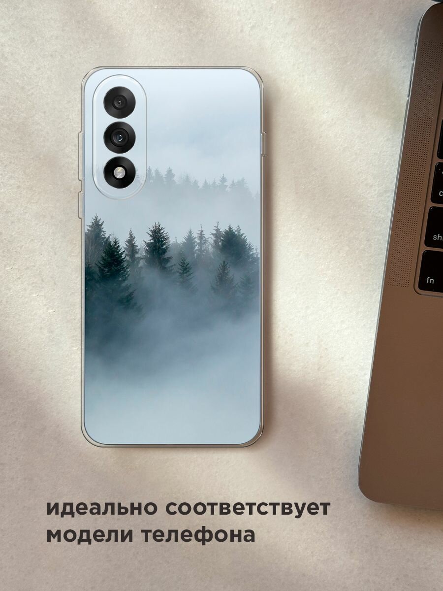 Чехол на OnePlus Nord 5 / Ван Плас Норд 5 с принтом "Лес в тумане" — фото 1
