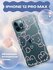 Чехол на Apple iPhone 12 Pro Max / Айфон 12 Про Макс с принтом "Контурные зайцы"