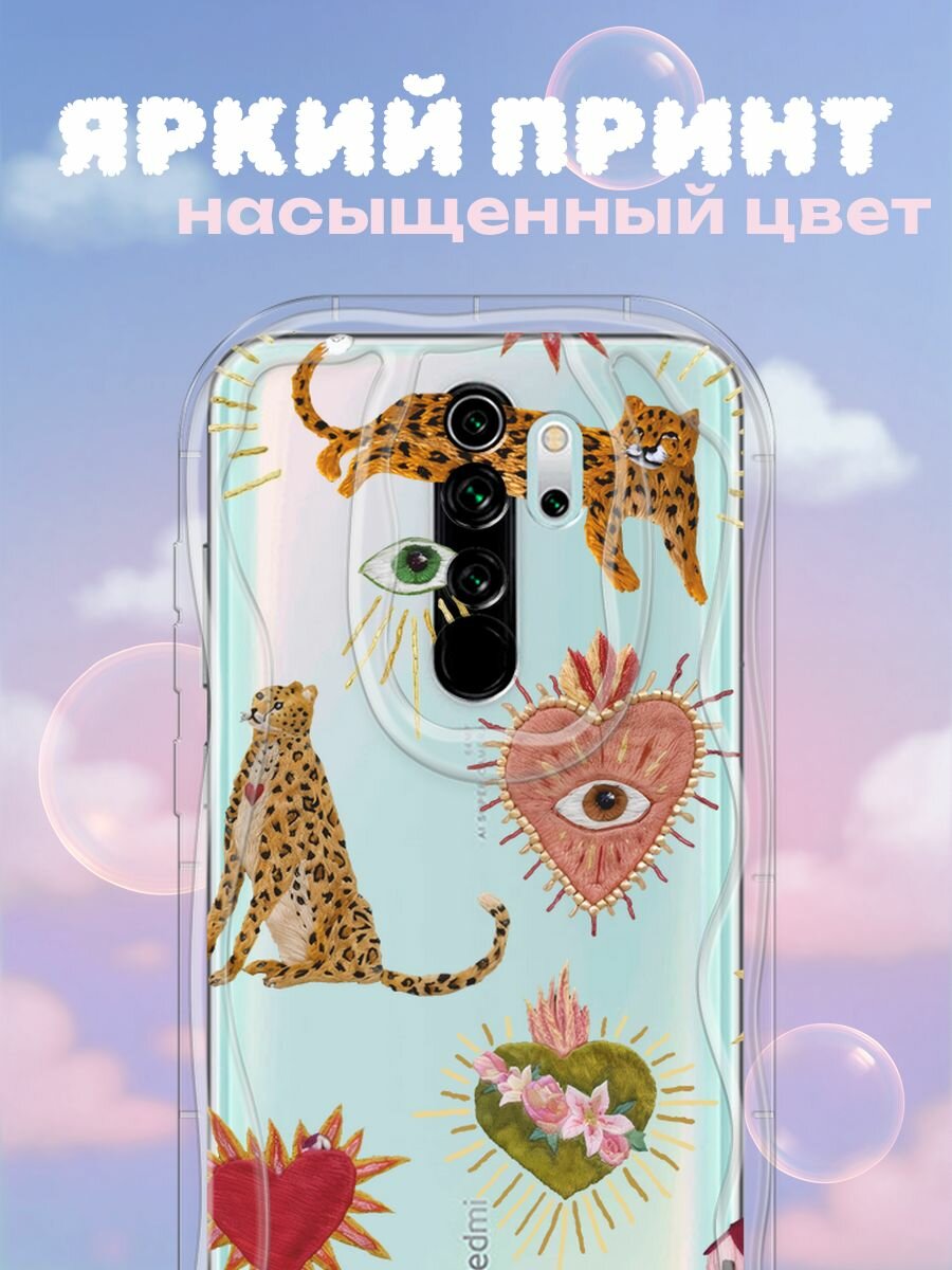 Чехол на Xiaomi Redmi Note 8 Pro / Редми Нот 8 Про с принтом "Сюрреализм паттерн" — фото 1
