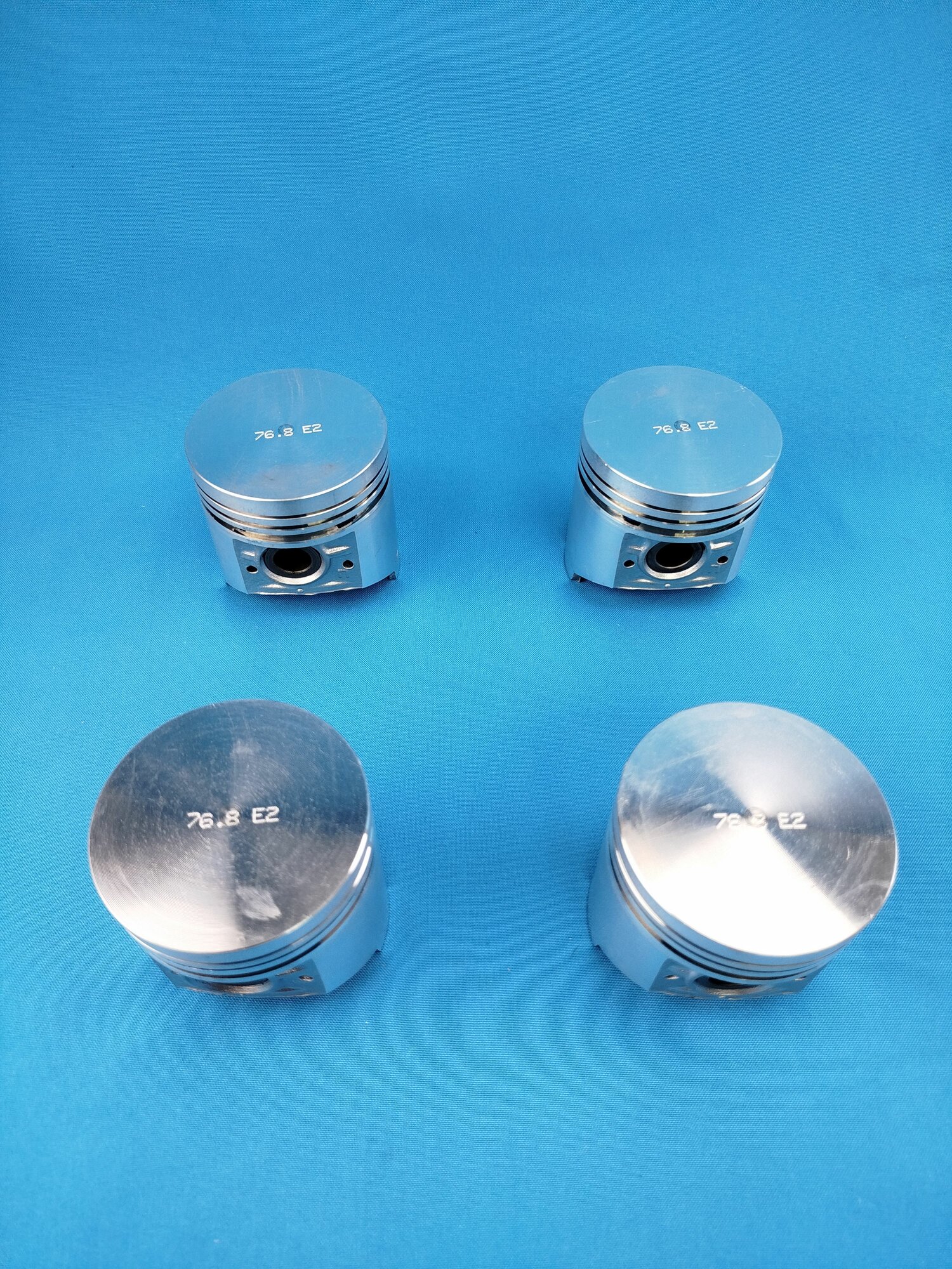 Поршня с пальцами "LECAR" для автомобилей ВАЗ 2101 76,8 E