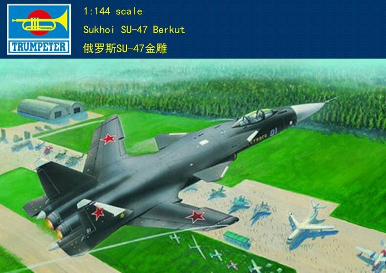 Trumpeter 01324 1/144 Сухой СУ-47 Беркут Модельный комплект Самолеты