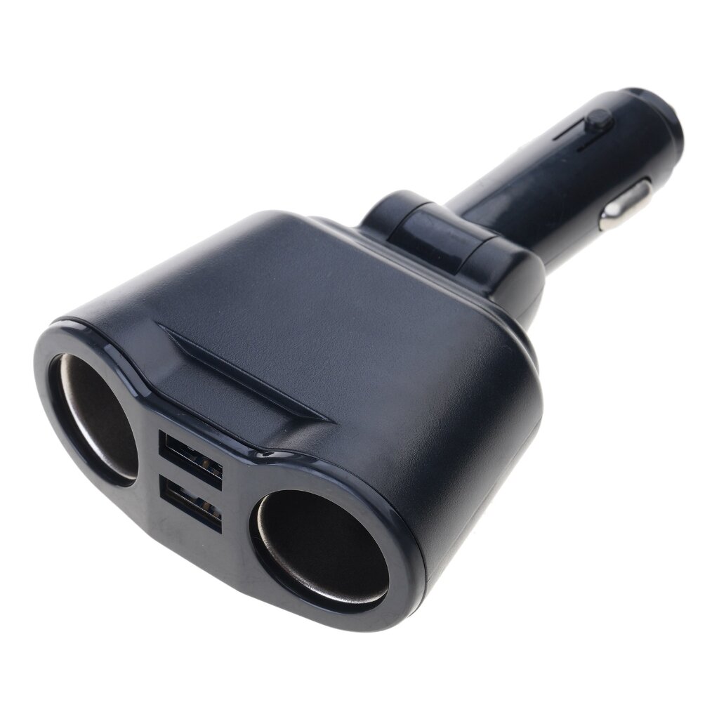 Автомобильное Зарядное Устройство Прикуриватель Двойной Адаптер Питания Розетка Разветвитель Двойной USB