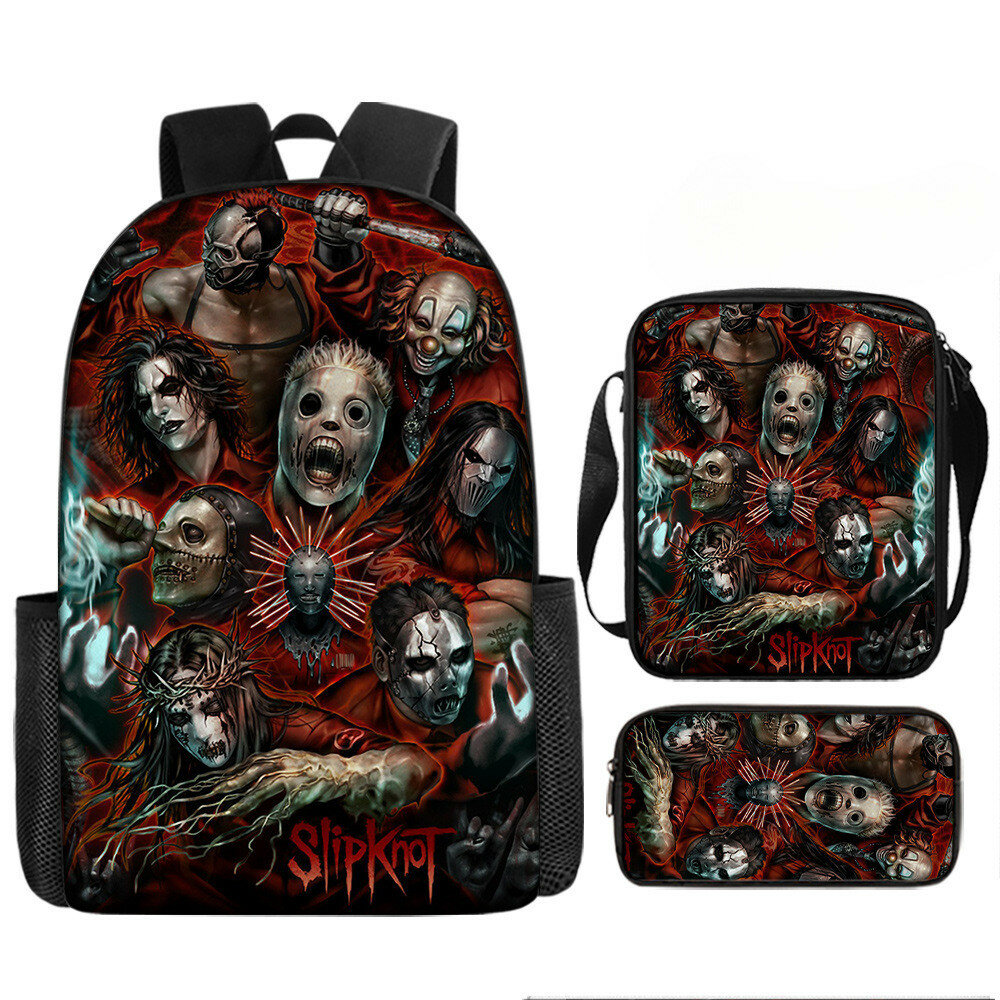 Backpack slipknot bundle with pencil case and crossbody bag school essentials