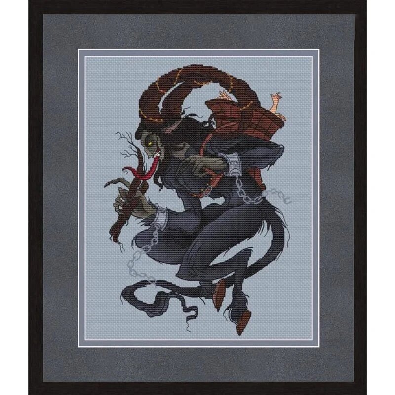 Набор для вышивки крестиком XIUSPRING «Картина», белый канва, хлопок