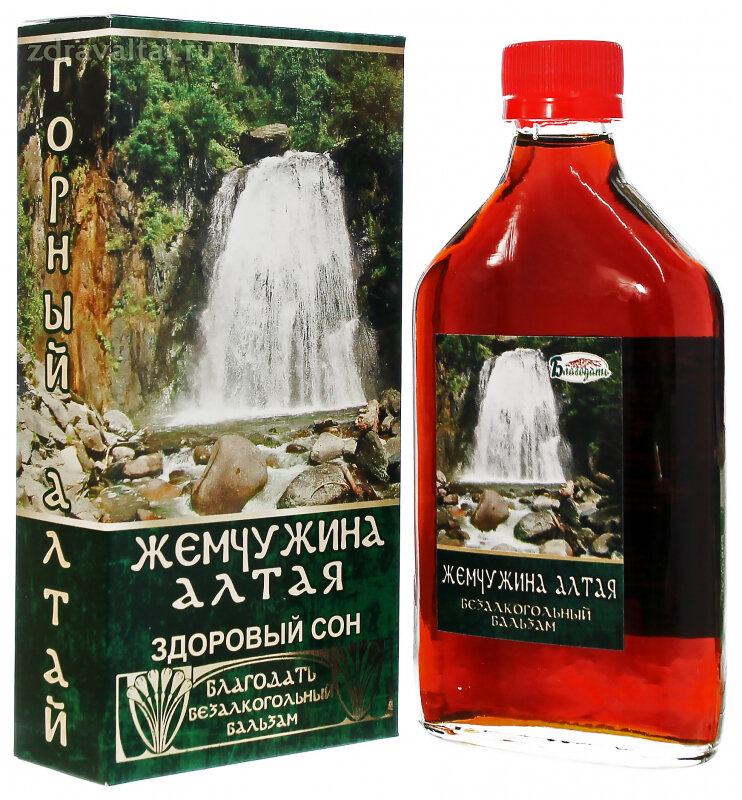 Бальзам Благодать с Алтая "Жемчужина Алтая", Здоровый сон, 250 мл