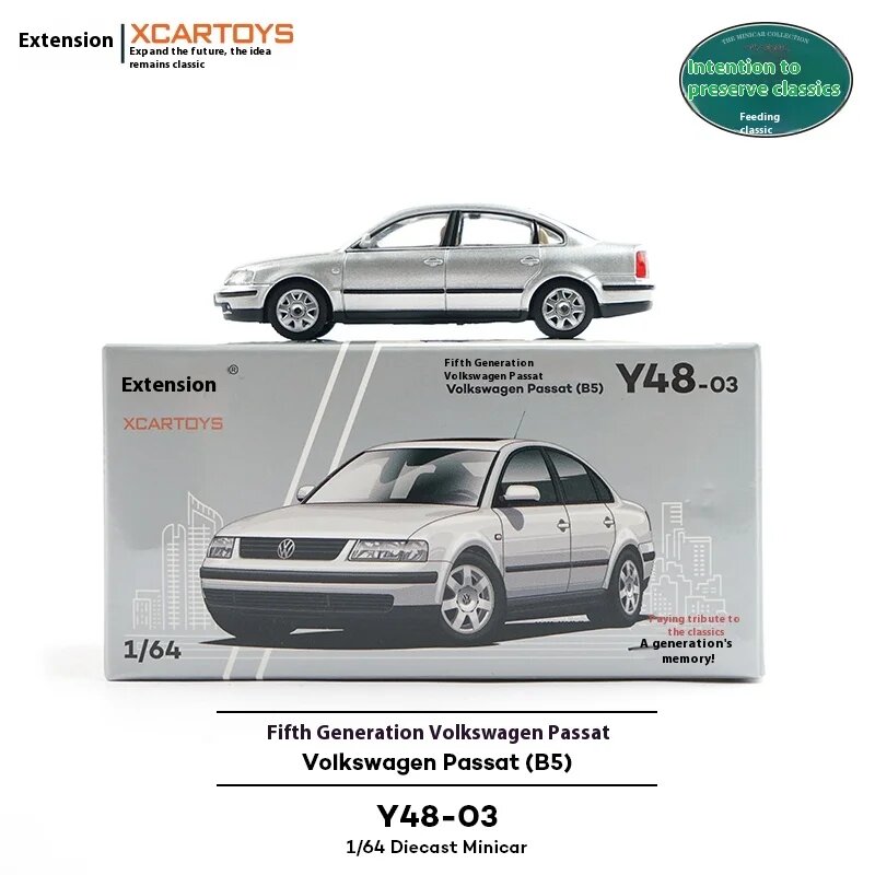 XCARTOYS 1:64 Volkswagen Passat B5 металлическая модель Y48-03