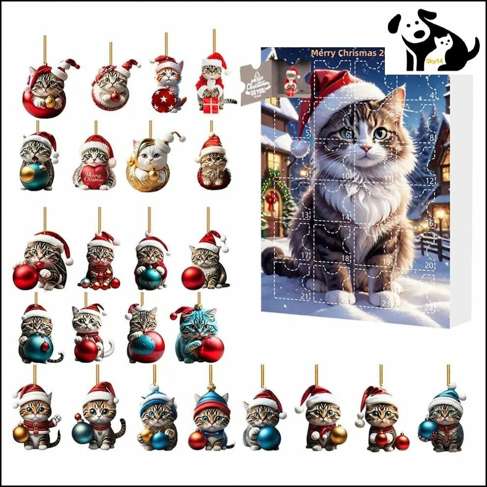 Эксклюзивный адвенткалендарь с таксой для 24дневного ожидания Рождества