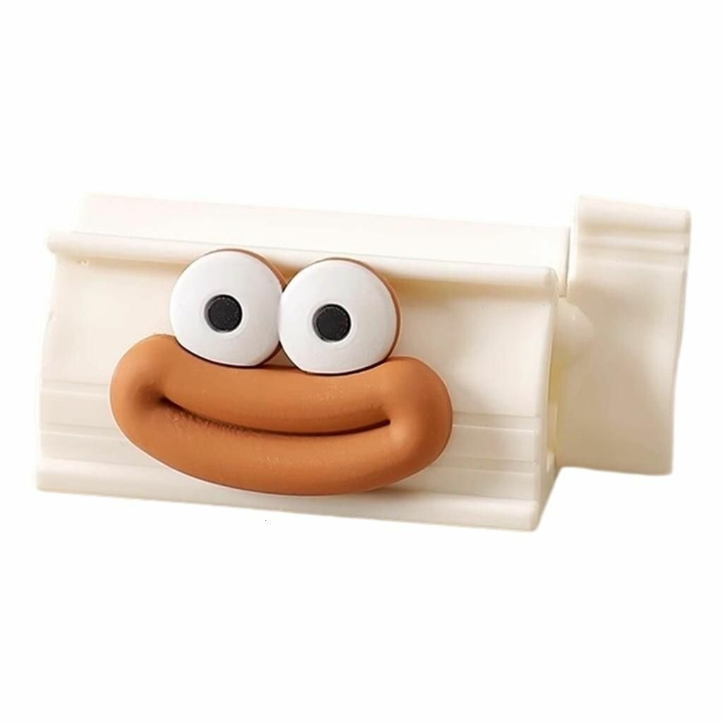 Экономичный ролик для выдавливания зубной пасты с механизмом, легкая установка, нетоксичный пластик для кремов и косметики, Белый