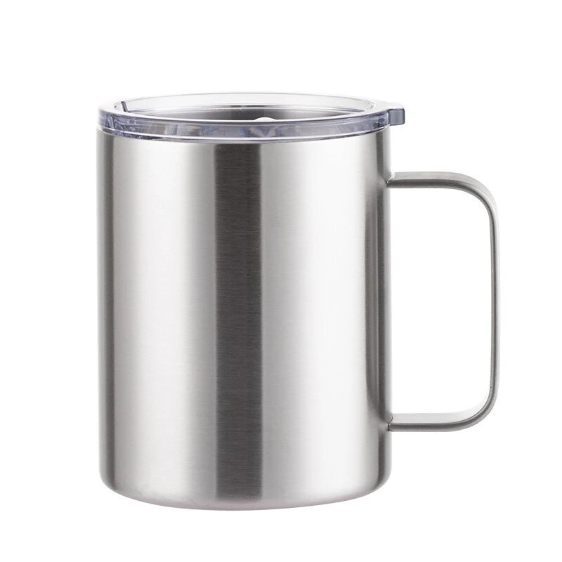 Кружка из нержавеющей стали 304 Серебряный, 480ml, серебристый