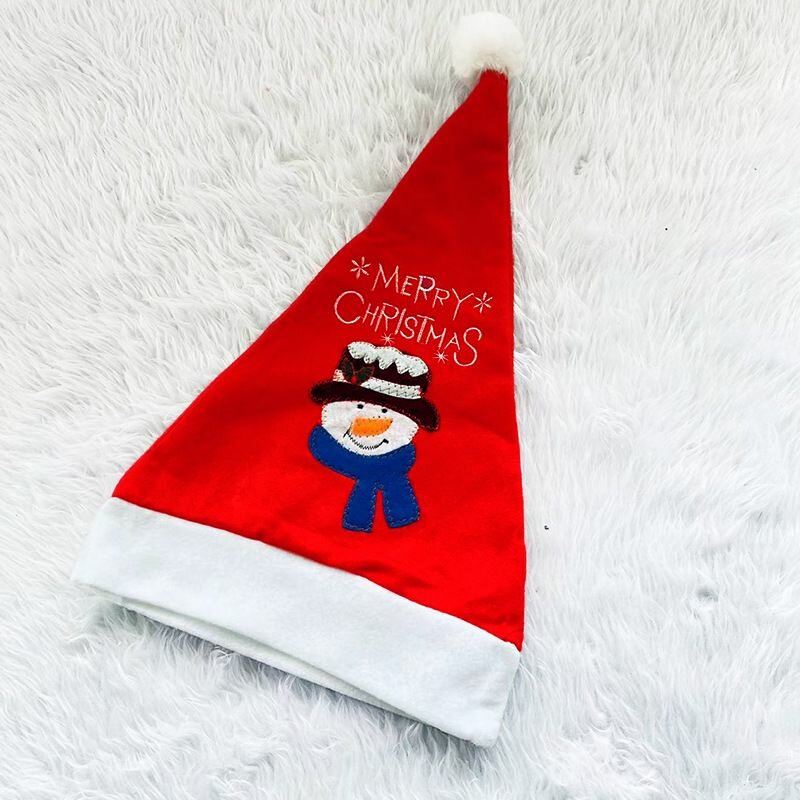 Карикатурная рождественская шапка, снеговик, Санта-Клауса, рождественские аксессуары, декор для выступлений